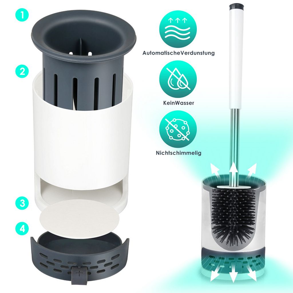 Jopassy WC kefa silikónová WC kefa WC kefa | Kaufland.sk