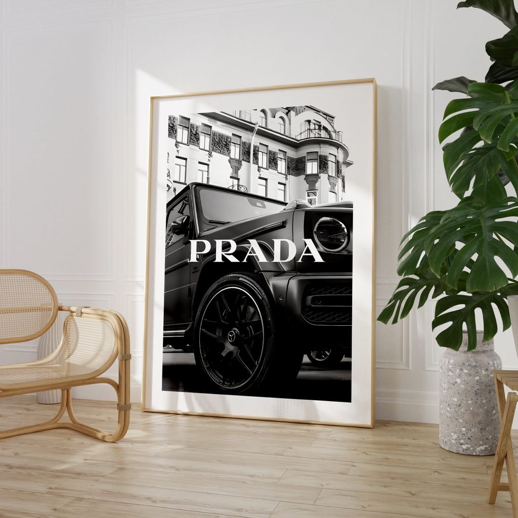 JUSTGOODMOOD Poster Premium ® Prada Poster · | Kaufland.de