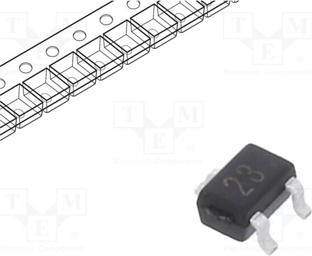 25x Transistor: NPN 0,1A SOT323 bipolar 200mW | Kaufland.de