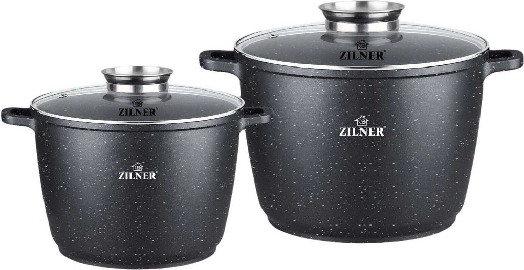 2er-Set Marmortöpfe 10L + 6,2L hoch Zilner | Kaufland.de