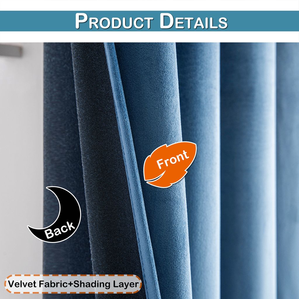 Samtvorhänge Verdunkelungsvorhang Gardinen | Kaufland.de