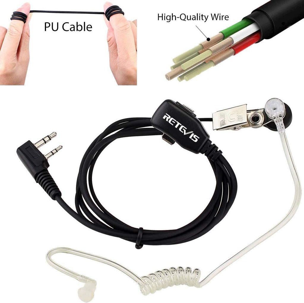 Retevis Funkgerät Headset 2 Pin Kompatibel | Kaufland.de