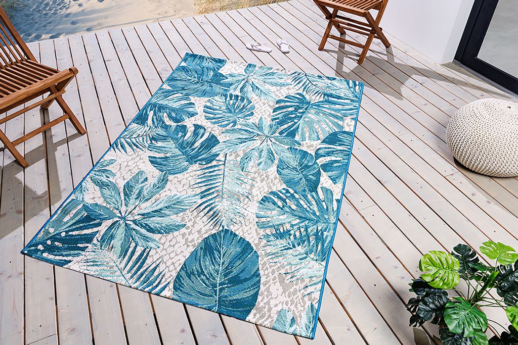 riess-ambiente In- und Outdoor Teppich LEAF | Kaufland.de