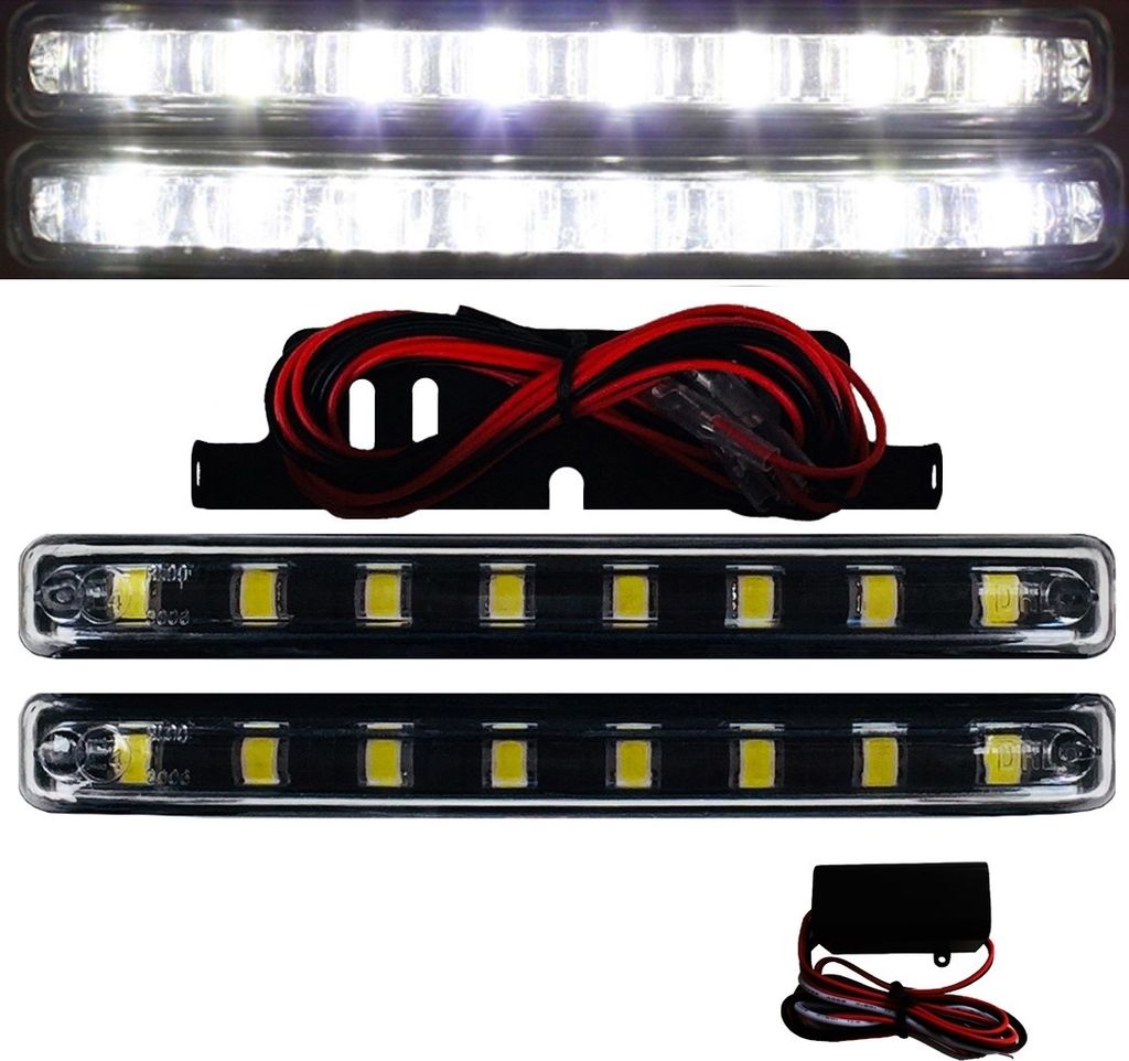 LED Tagfahrleuchten Tagfahrlicht SCHWARZ E4 | Kaufland.de