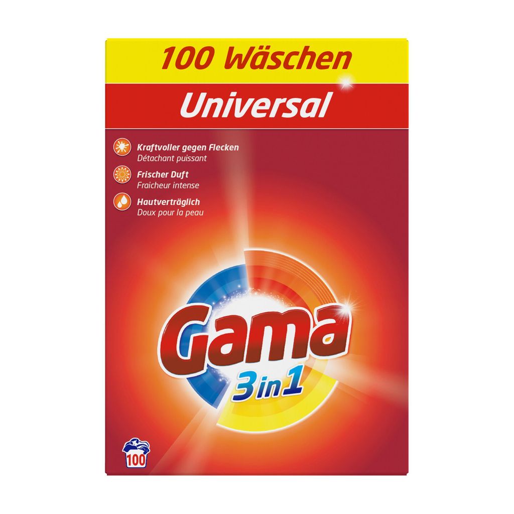 Gama Waschpulver Universal 3in1 für 100 WL | Kaufland.de