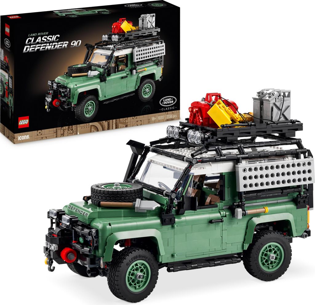 LEGO Icons Klassischer Land Rover Defender 90, 4 x 4