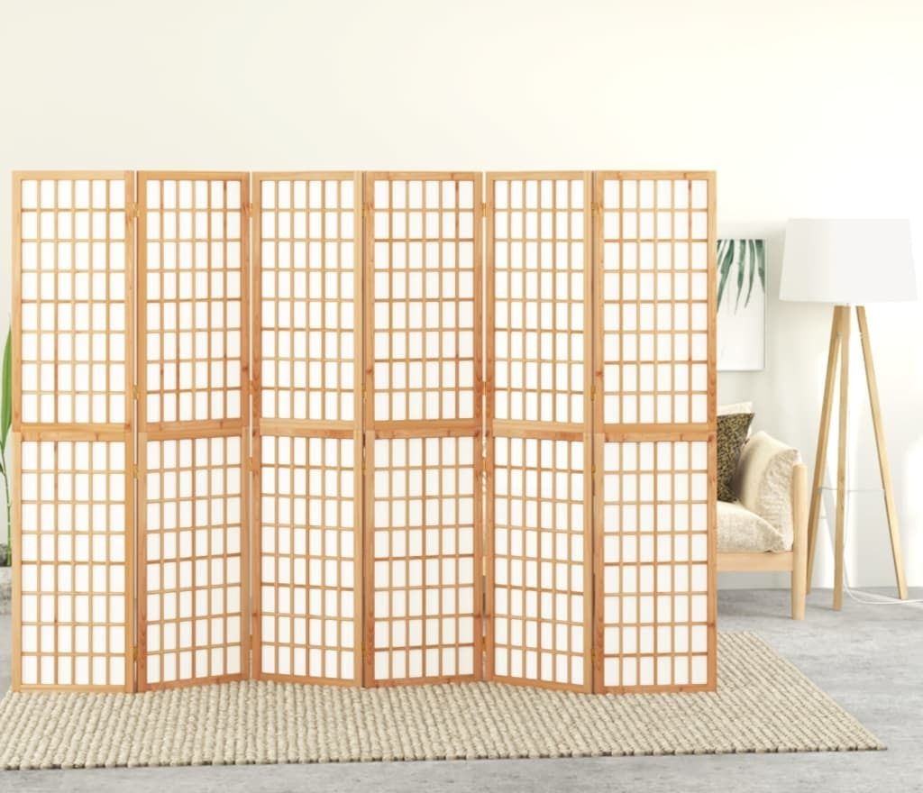 vidaXL 6dílný skládací paraván v japonském | Kaufland.cz