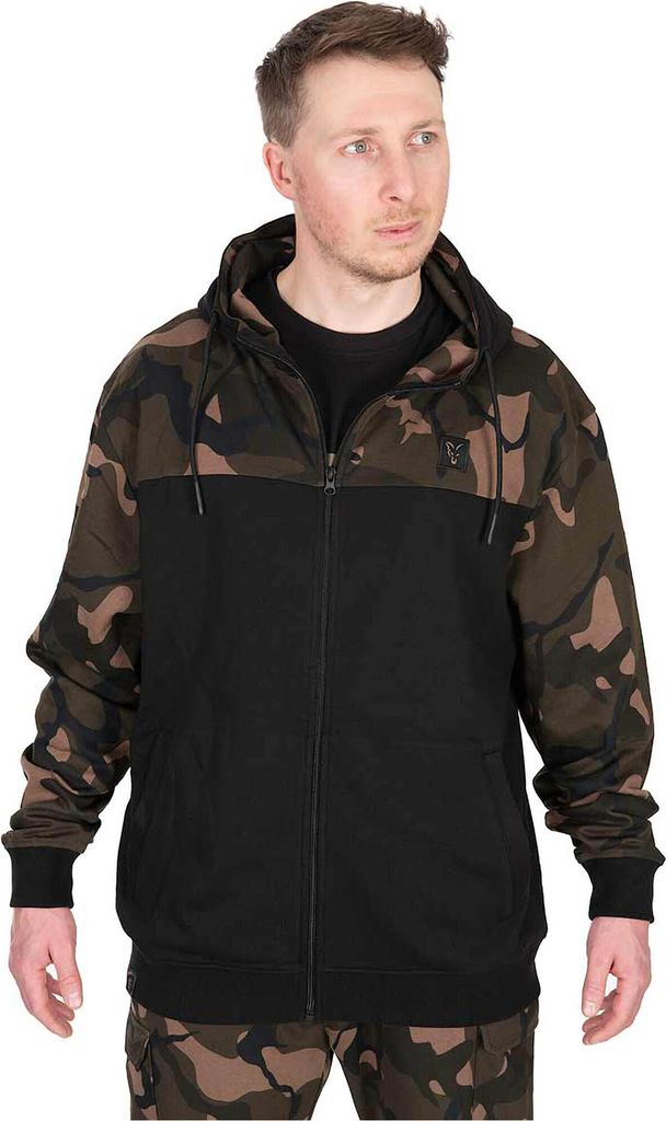 Fox Fishing Bluza LW Black/Camo Split Zip | Kaufland.pl