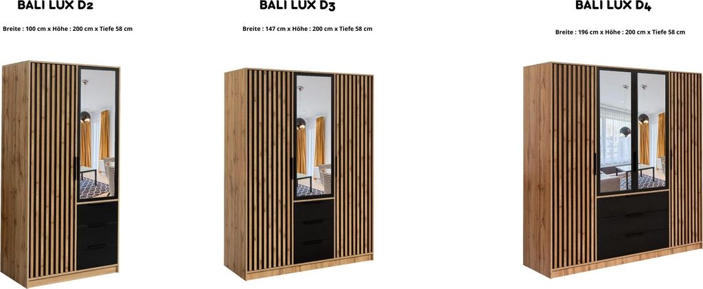 Kleiderschrank BALI LUX D4 Schrank , | Kaufland.de