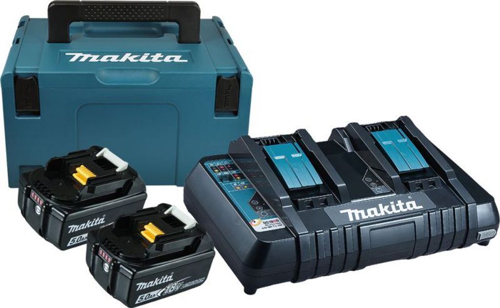 Makita DC18RD - Nabíječka + baterie 2 x - | Kaufland.cz