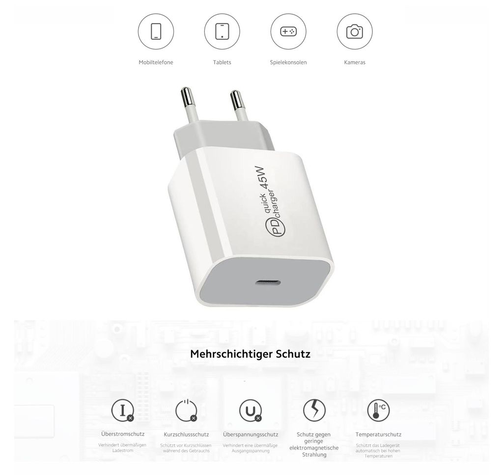 45W USB-C Adapter für Google Pixel mit Usb C | Kaufland.de