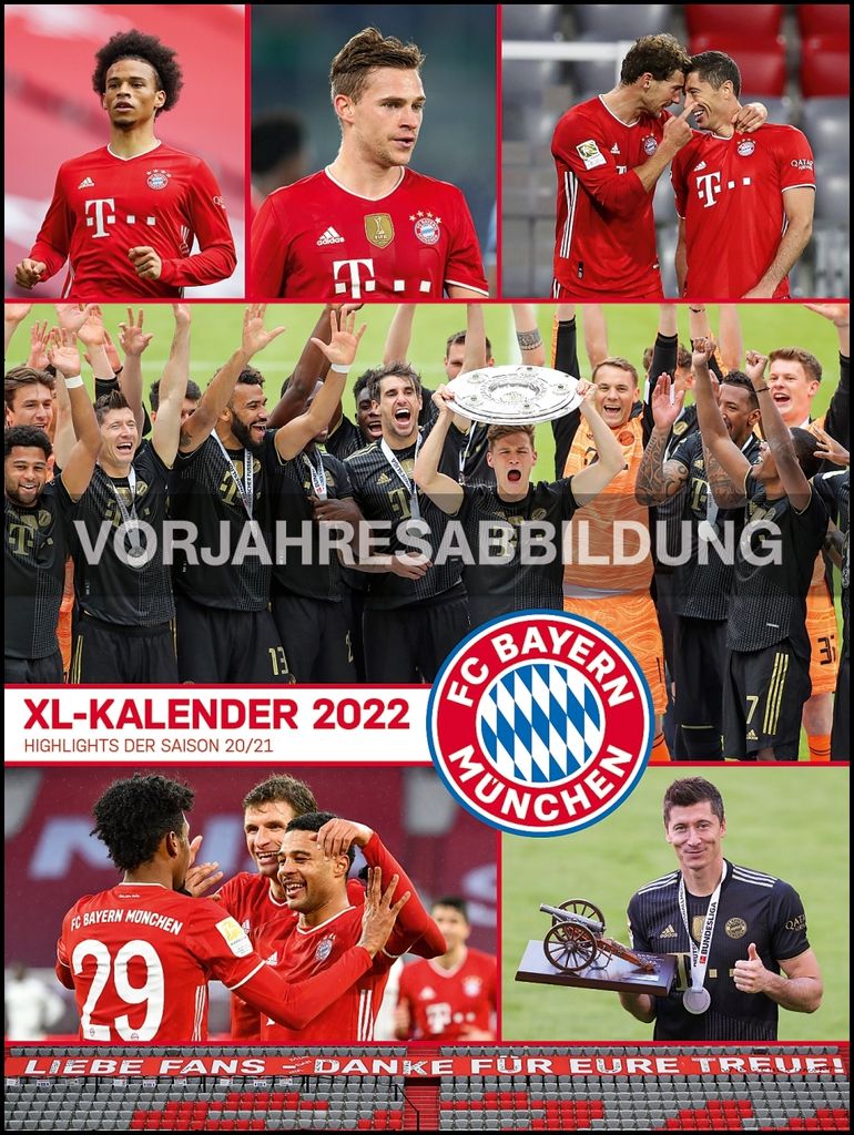 FC Bayern München 2023 48x64 Wandkalender | Kaufland.de