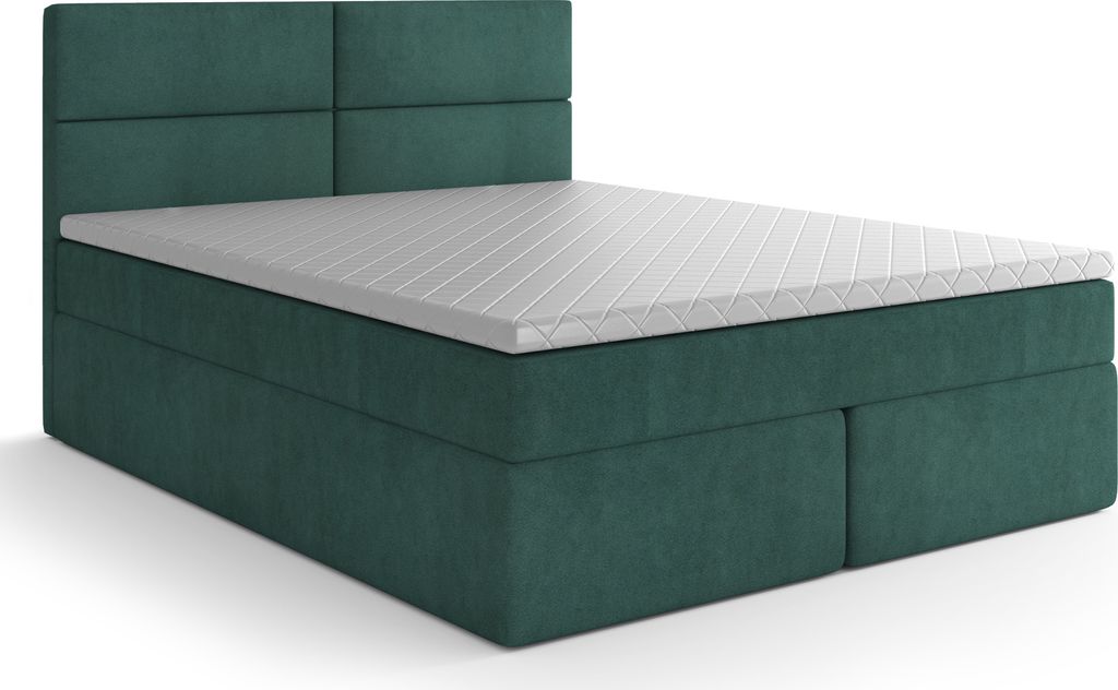 Boxspringbett KEMI, Topper Federkern (140 x | Kaufland.de