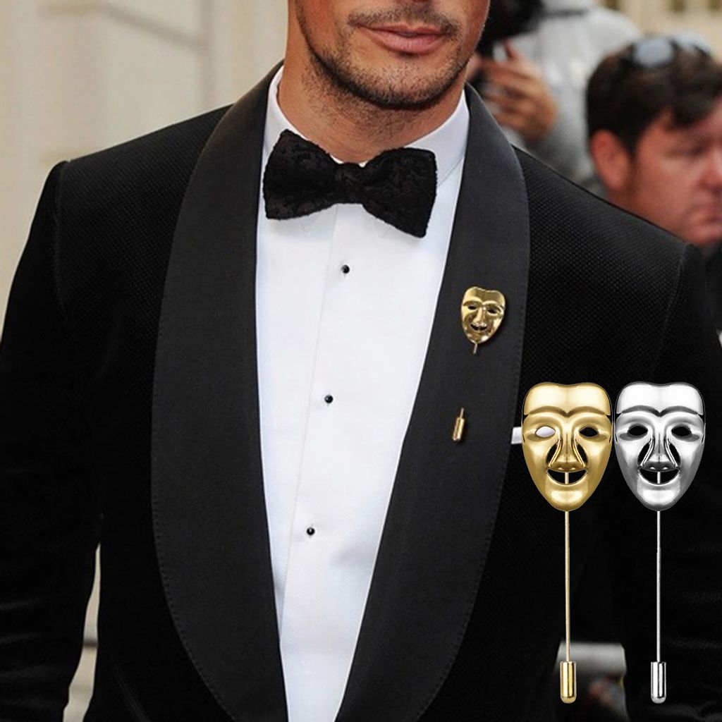 Kreative Mann Maske Legierung Brosche Pin | Kaufland.de