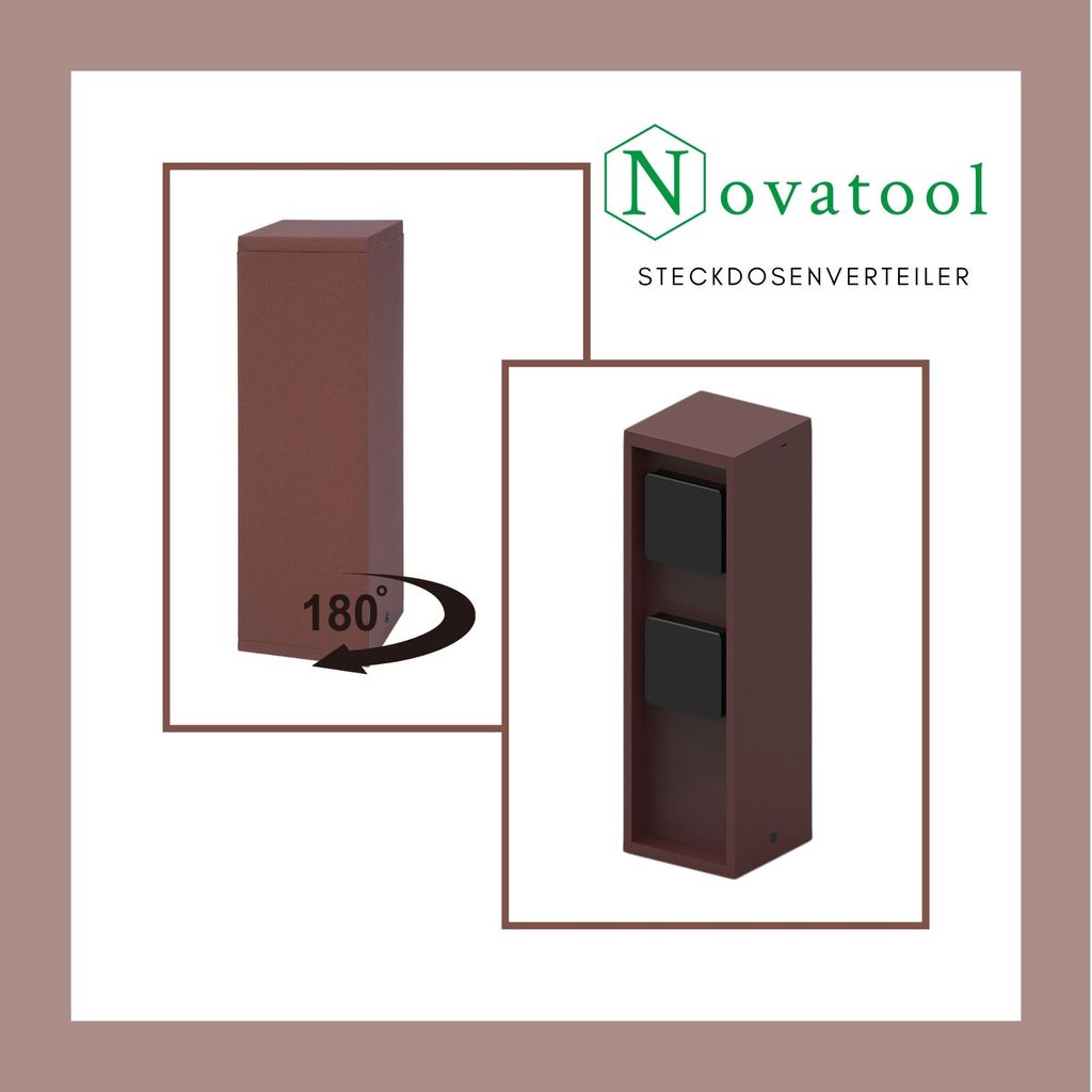 Novatool 1x Steckdosensäule 4-fach außen | Kaufland.de