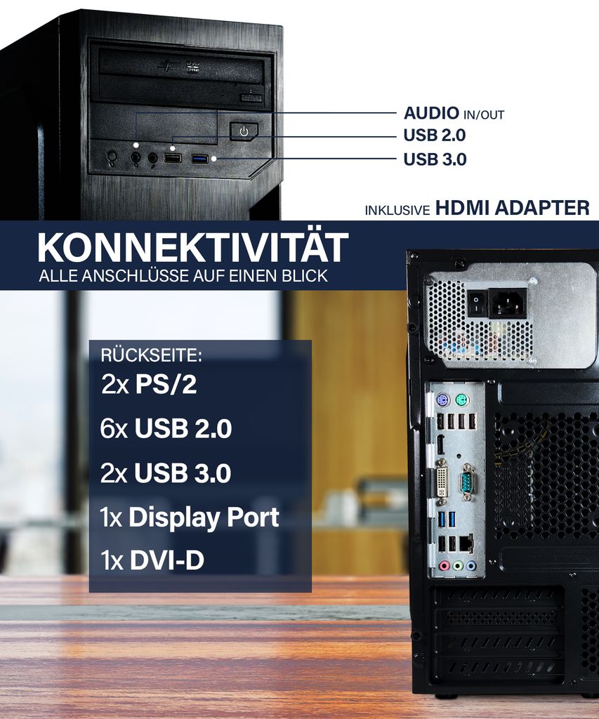 HYPER BYTE® Office PC – Computer mit Intel | Kaufland.de