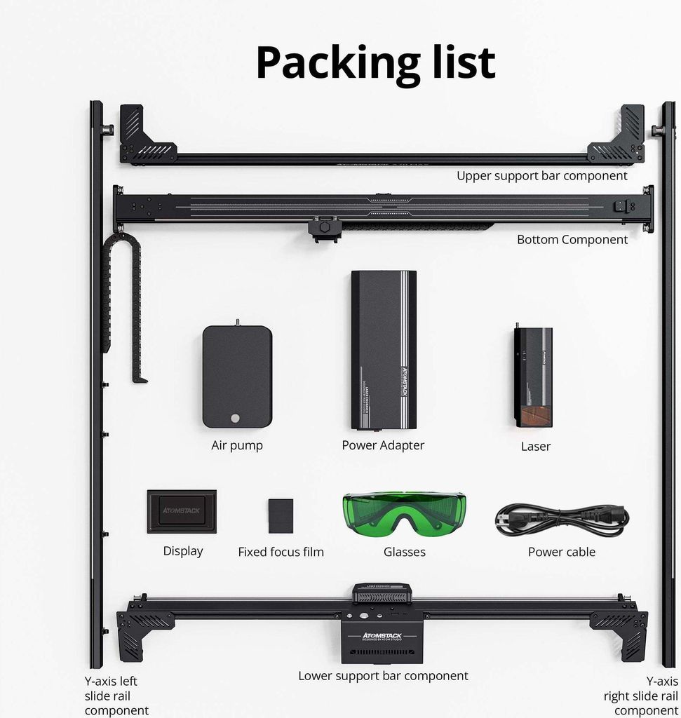 ATOMSTACK A70 MAX 70W gravírovací stroj se 2 | Kaufland.cz
