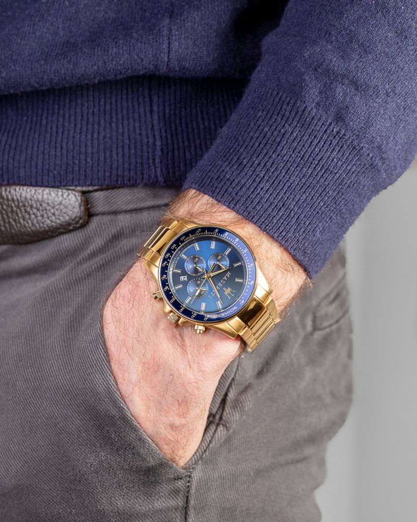 Maserati Sfida 44 Mm R8873640008 Uhr Golden | Kaufland.de