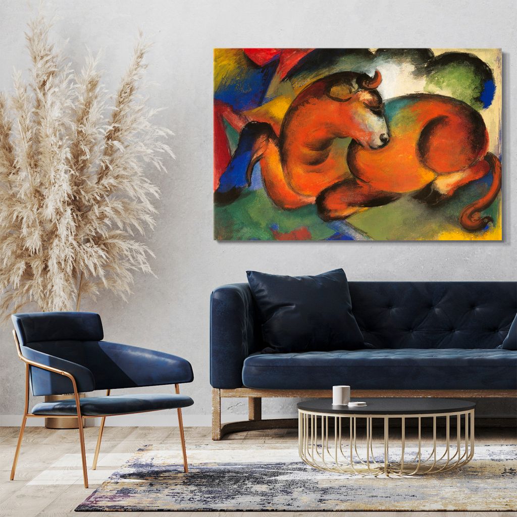 Leinwandbild (120x80cm): Franz Marc - Roter | Kaufland.de