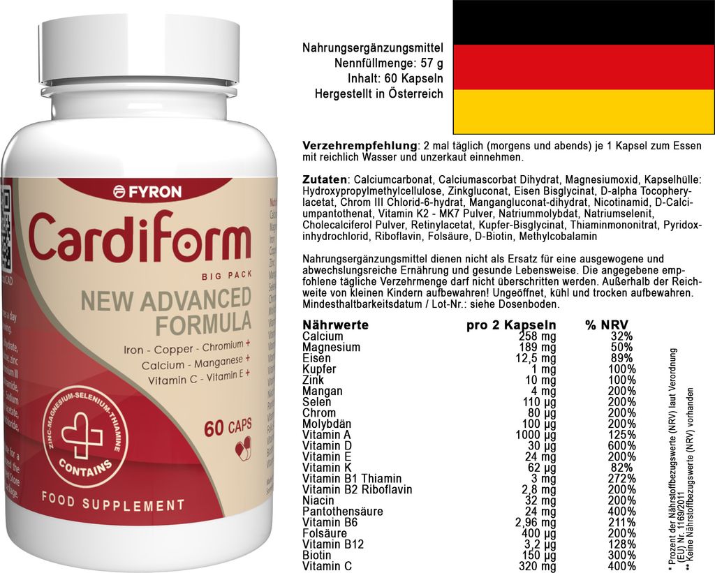 Cardiform - 120 Kapseln (2 x 60 Kapseln) - | Kaufland.de