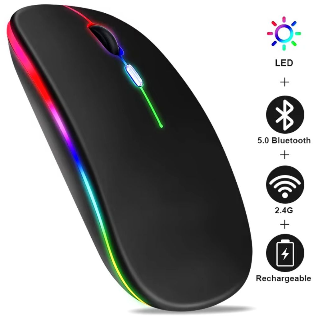 Kabellose RGB Gaming Maus Wiederaufladbare Kaufland