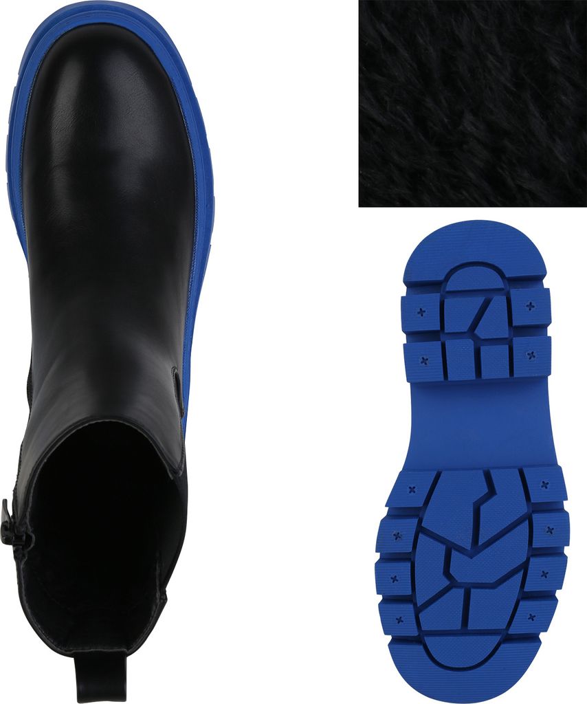 VAN HILL Damen Plateau Boots Stiefeletten | Kaufland.de