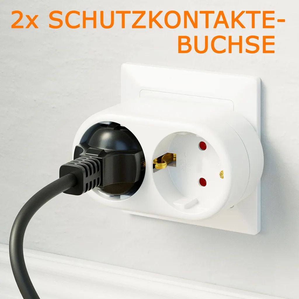 3x Mehrfachstecker Mehrfachsteckdose,2-fach | Kaufland.de