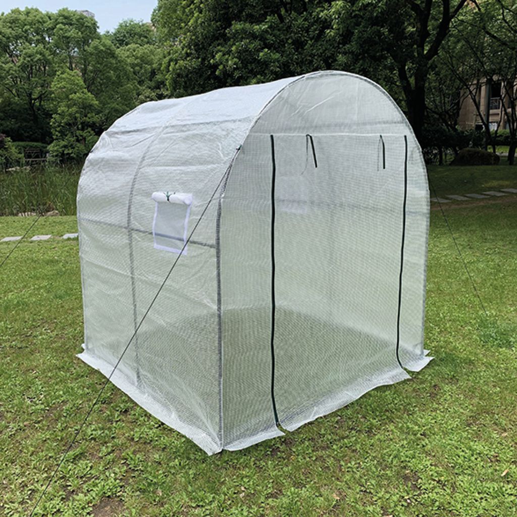 Foliengewächshaus, Tunnelgewächshaus, weiß, | Kaufland.de