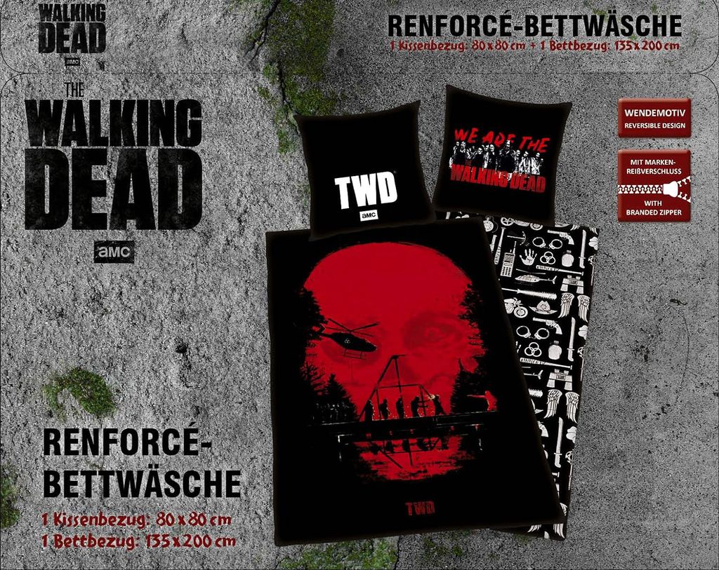 Herding The Walking Dead Bettwäsche Skull 135 | Kaufland.de