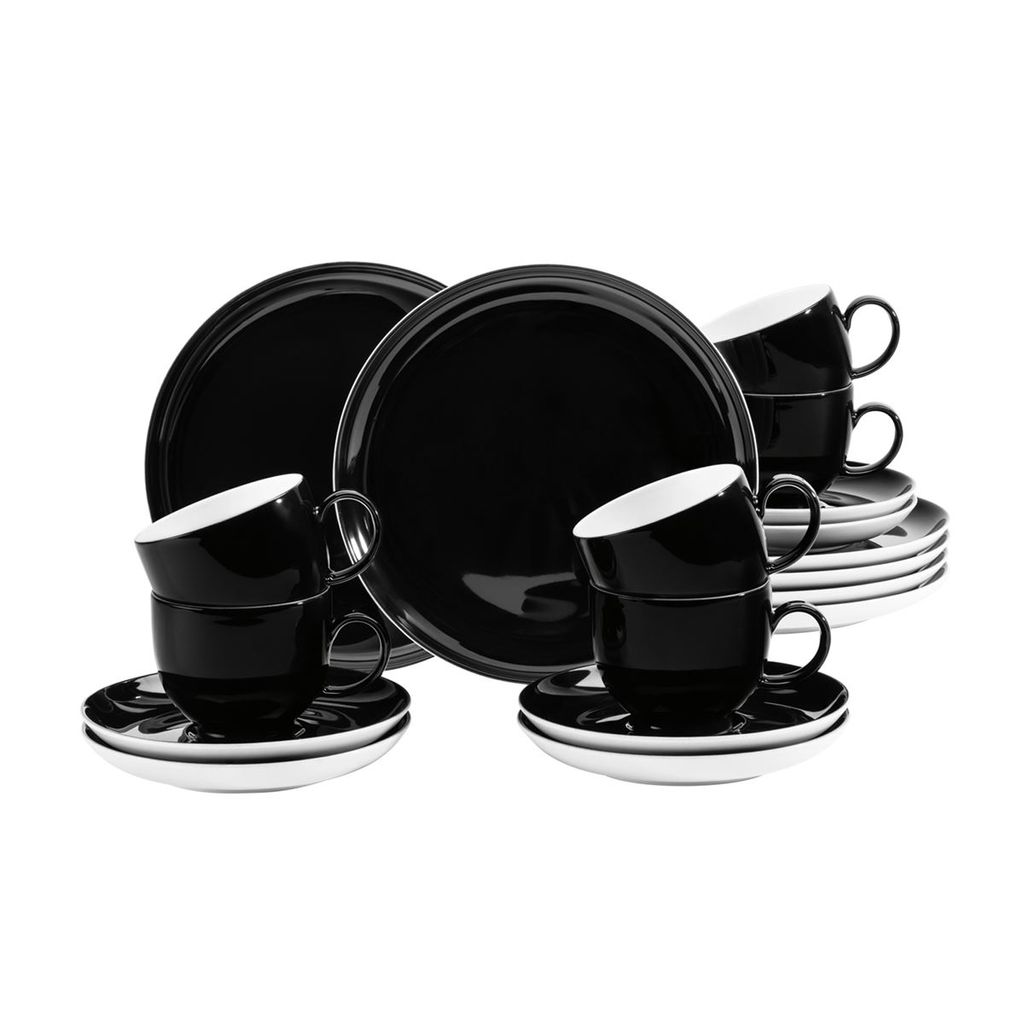 Seltmann Weiden Kaffeeservice Lido schwarz | Kaufland.de