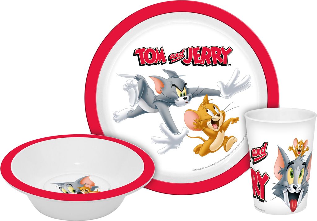 Kindergeschirr Tom und Jerry 3teilig PP Kindergeschirre