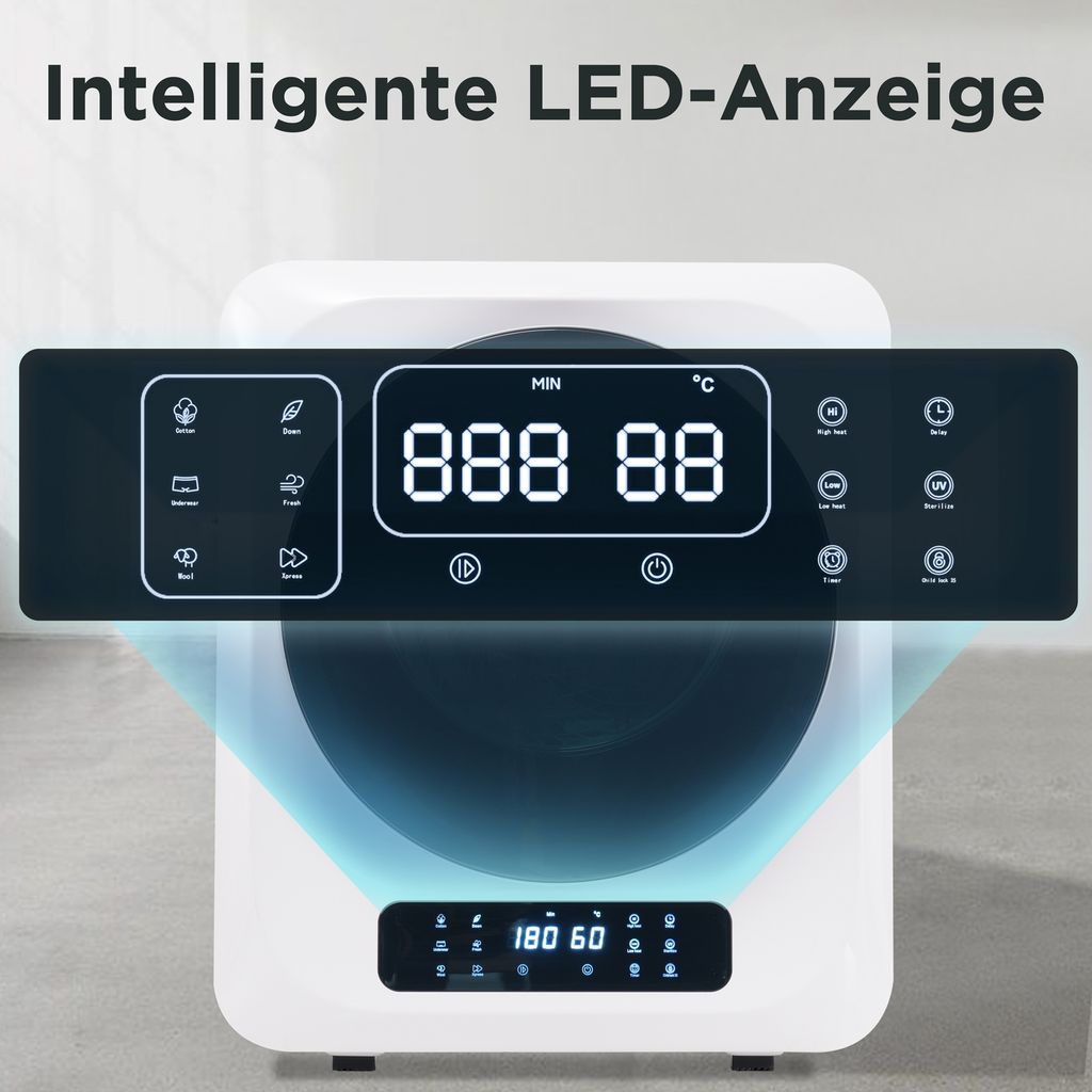 Merax Mini-Wäschetrockner Ablufttrockner mit | Kaufland.de
