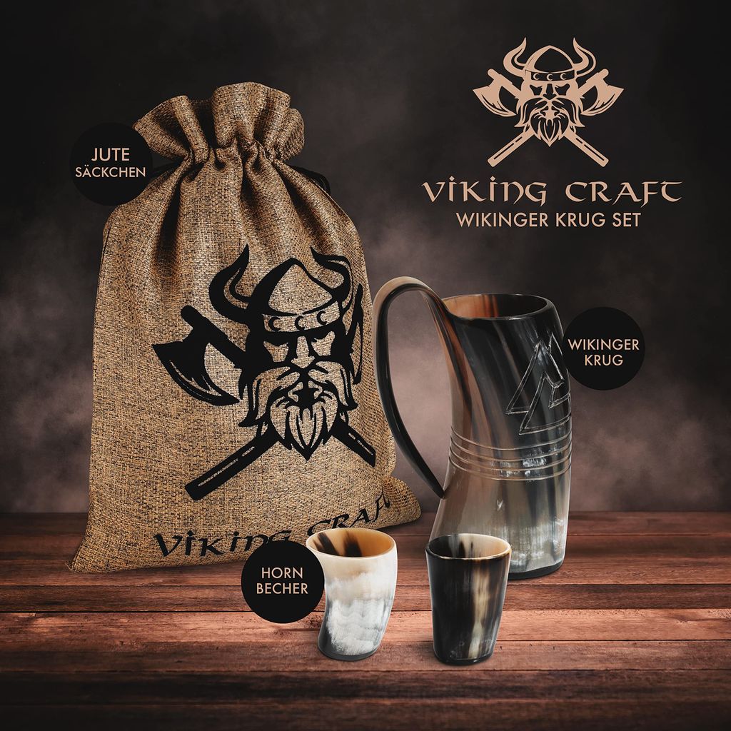 VIKING CRAFT® Trinkhorn Wikinger Krug 600ml - | Kaufland.de
