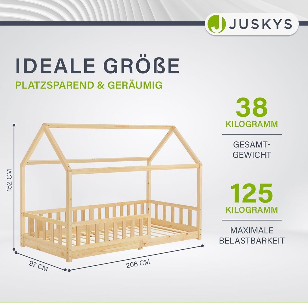 Wunderschne Juskys Kinderbett Marli Bild