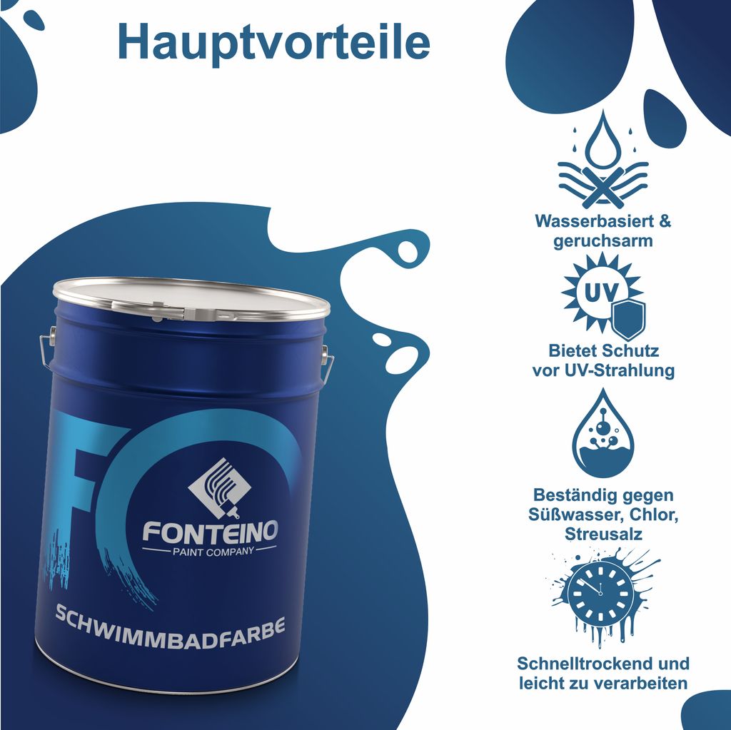 Schwimmbadfarbe Poolfarbe Poolbeschichtung - | Kaufland.de