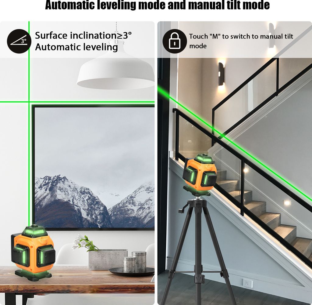 Křížový laser profi 4D Laserová vodováha 16 | Kaufland.cz