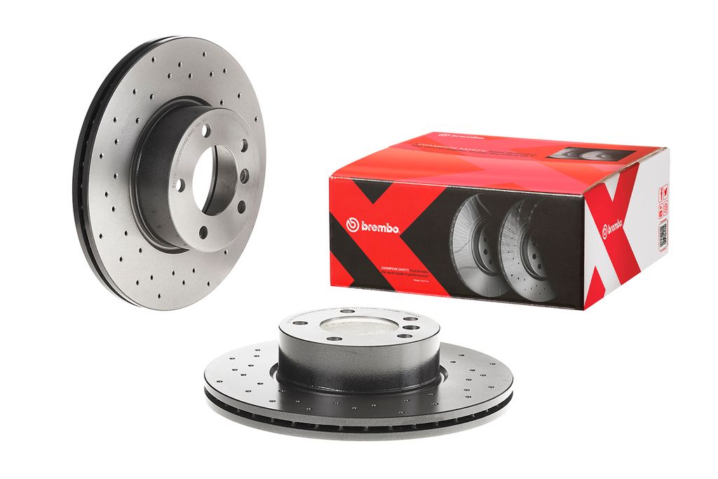 BREMBO Brzdové kotouče XTRA vrtané 09.B337.2X | Kaufland.cz