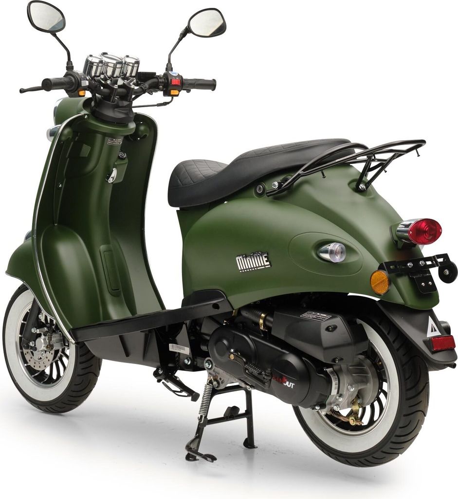 Motorroller Retro MiniMe 2.0 Mattgrün 50ccm | Kaufland.de