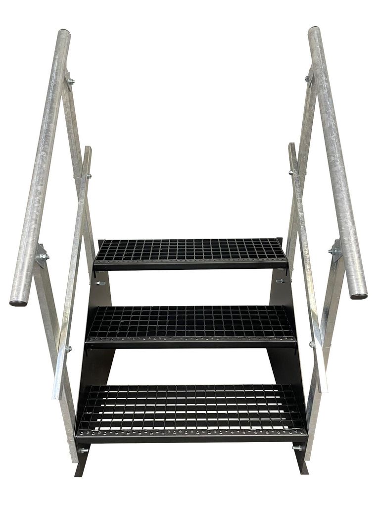 3 Stufen Stahltreppe Breite 100 cm H”he 63 cm | Kaufland.de