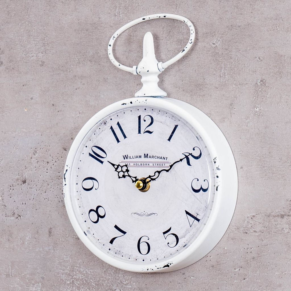 Wanduhr Antik Weiß H24cm William Marchant | Kaufland.de