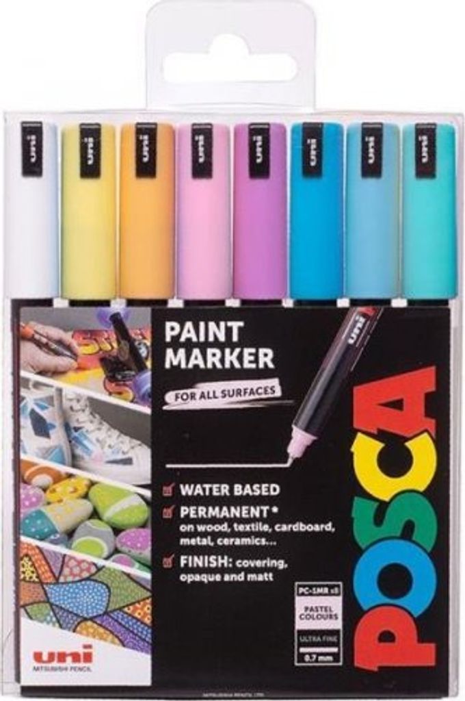POSCA Marker 1MR Akrylové pastelové barvy Mix | Kaufland.cz