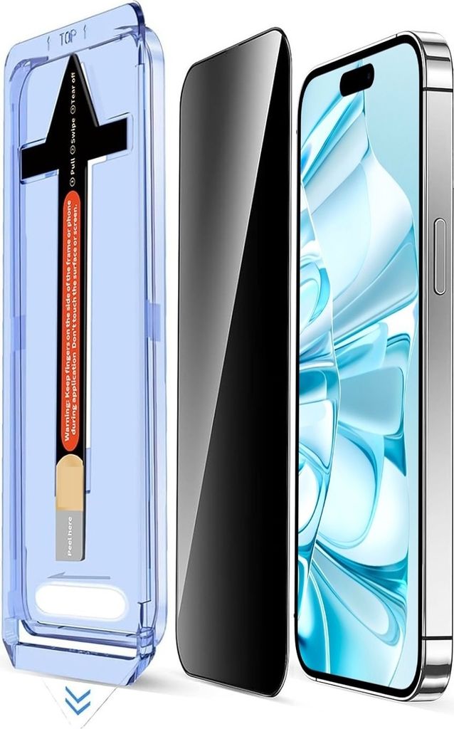 2x Blickschutz 9H Panzerglas für iPhone 16 | Kaufland.de