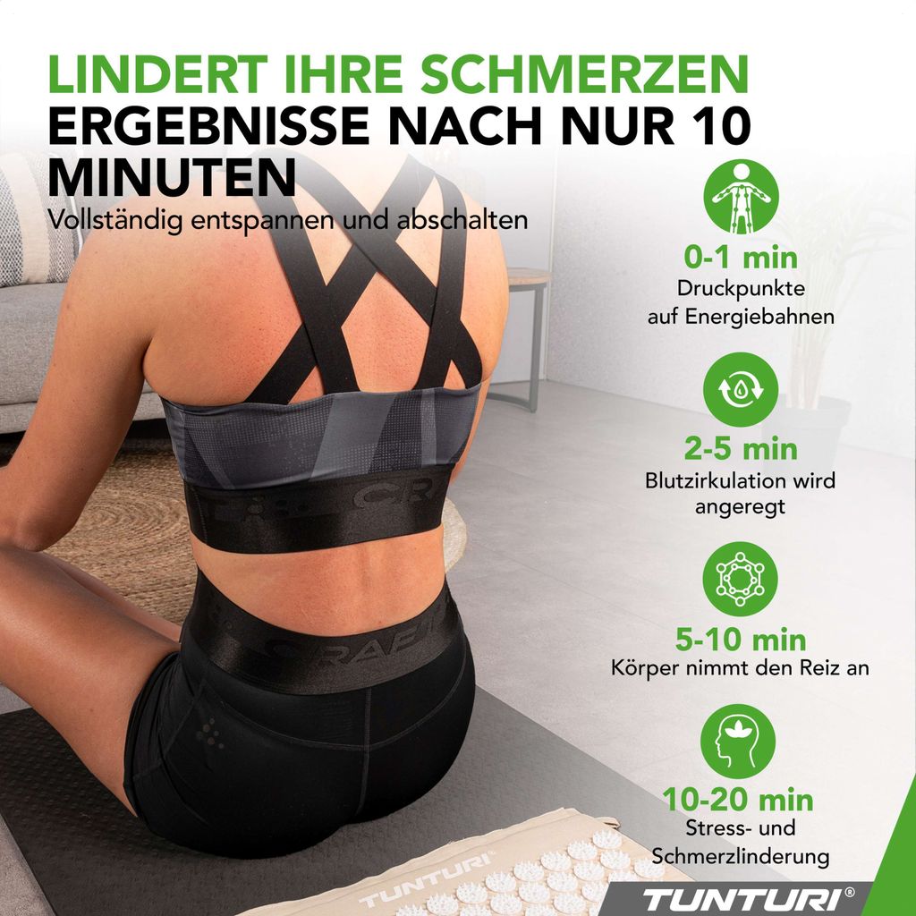 Tunturi Akupressurmatte mit Kissen - | Kaufland.de