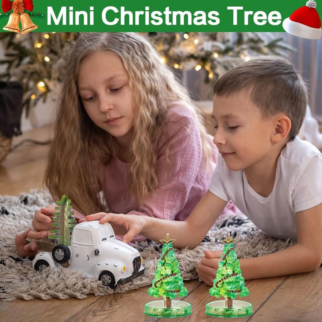 2X Magic Growing Crystal Christmas Tree, Mini | Kaufland.de