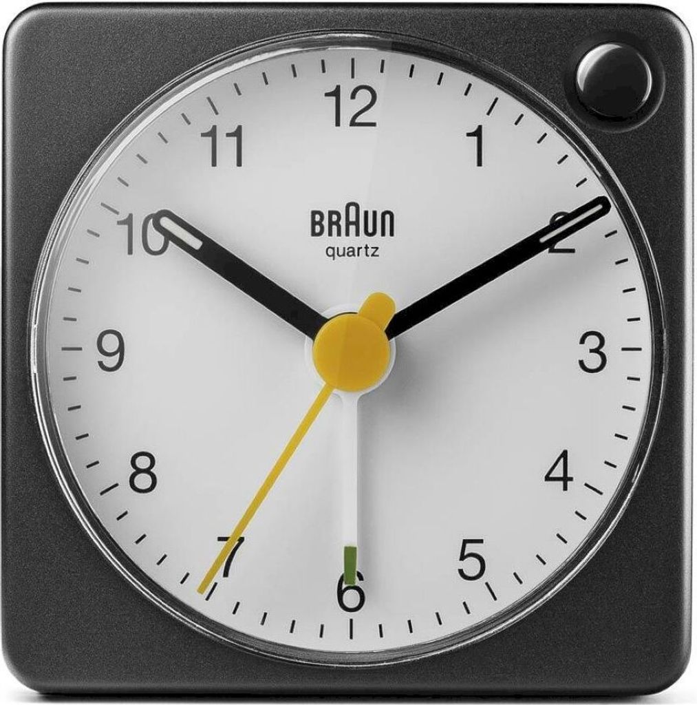 Braun BC 02 XBW Quartzový budík černobílý | Kaufland.cz