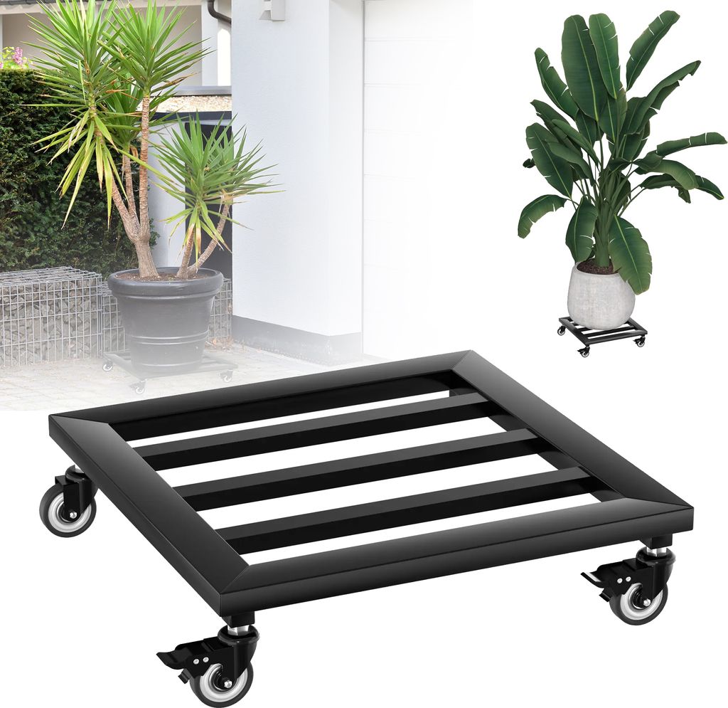 LZQ 2× Pflanzroller 30CM Pflanzenroller Terrassenroller