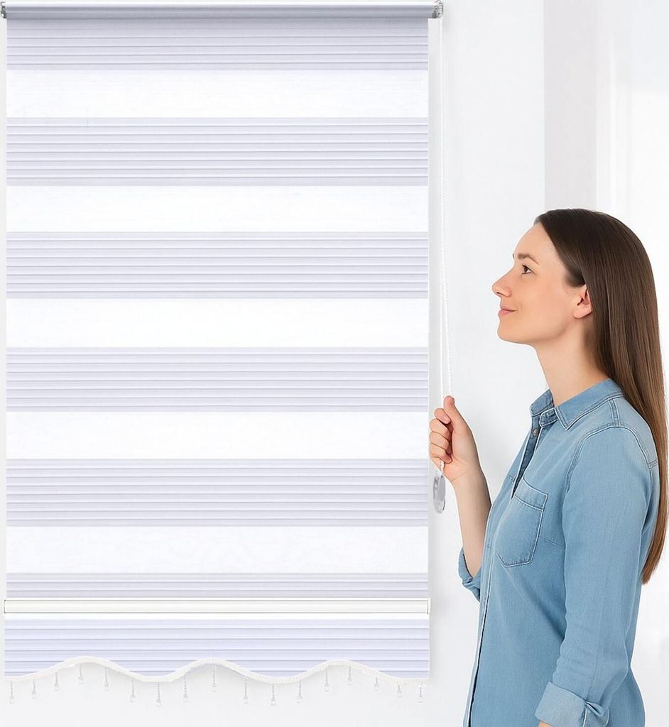 Doppelrollo Duorollo Zebra Rollo ohne Bohren | Kaufland.de