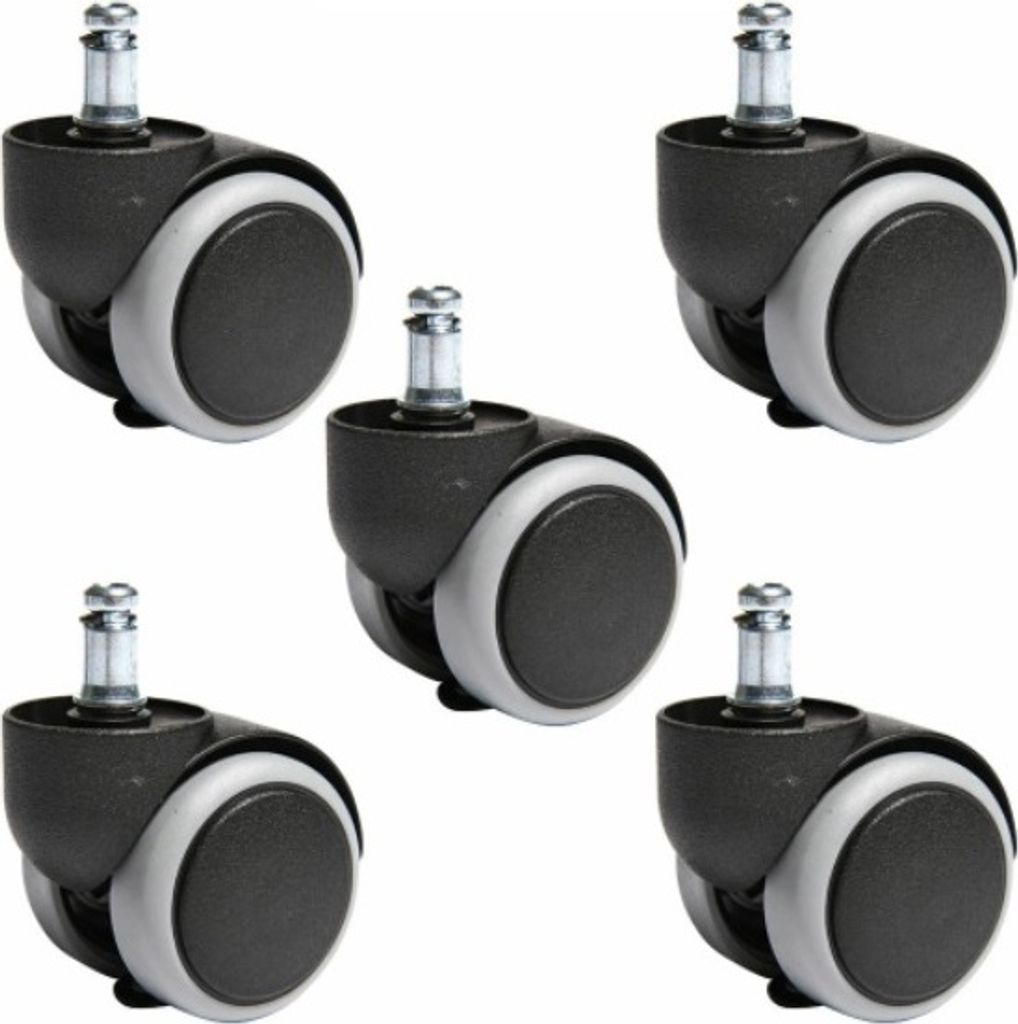5x kolieska kancelárske stoličky 11mm priemer | Kaufland.sk