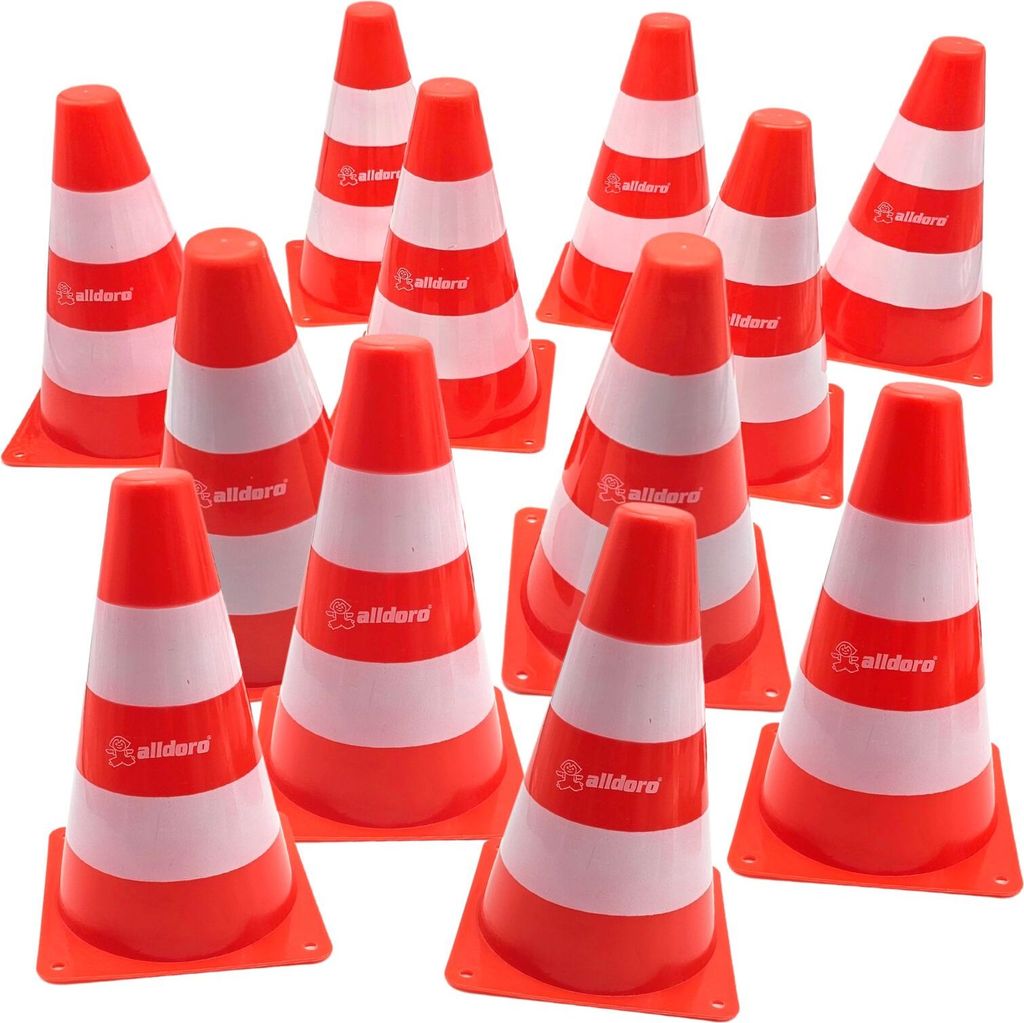 alldoro 60093 - 12er Set Pylonen | Warnkegel | Kaufland.de