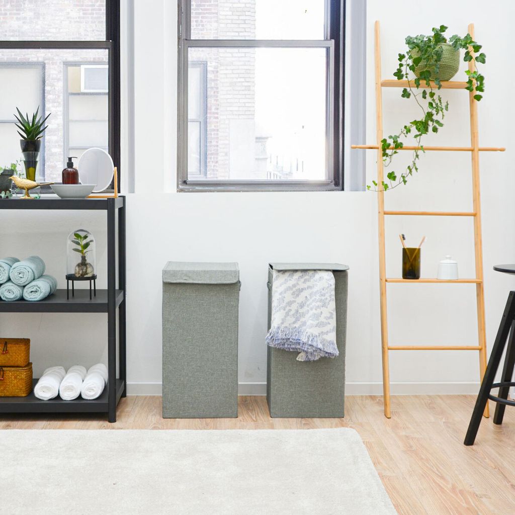 Koš na prádlo Uno 30x30x60cm světle šedý | Kaufland.cz